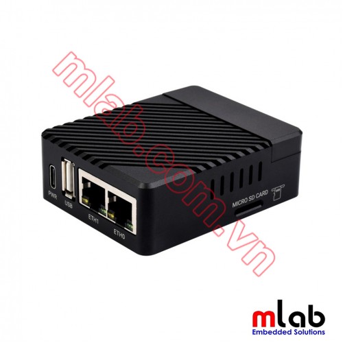 Dual Gigabit Ethernet Mini Box Designed for RPI CM4