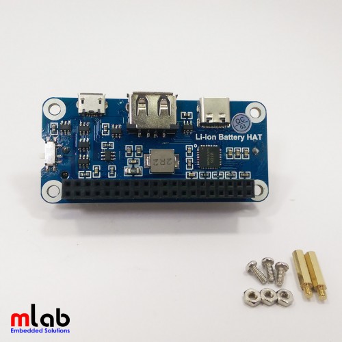 Li-ion Battery HAT cho Raspberry Pi