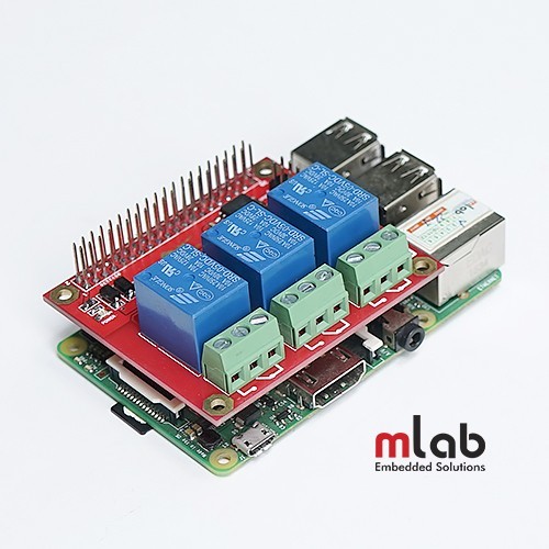 RPI RELAY SHIELD (module relay dùng cho Raspberry Pi)