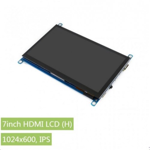 Màn hình LCD 7inch HDMI (H) ( Không có vỏ ), 1024x600, IPS, Waveshare