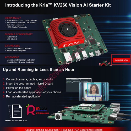 Xilinx Kria KV260 Vision AI Starter Kit - SK-KV260-G