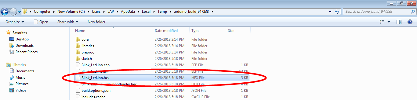 Học Arduino Bài 3: Tạo file hex trên Arduino IDE