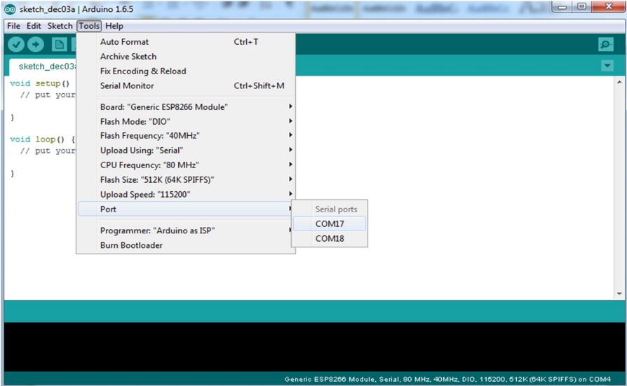 Hướng dẫn lập trình ESP8266 EVB (MLAB) dùng Arduino IDE