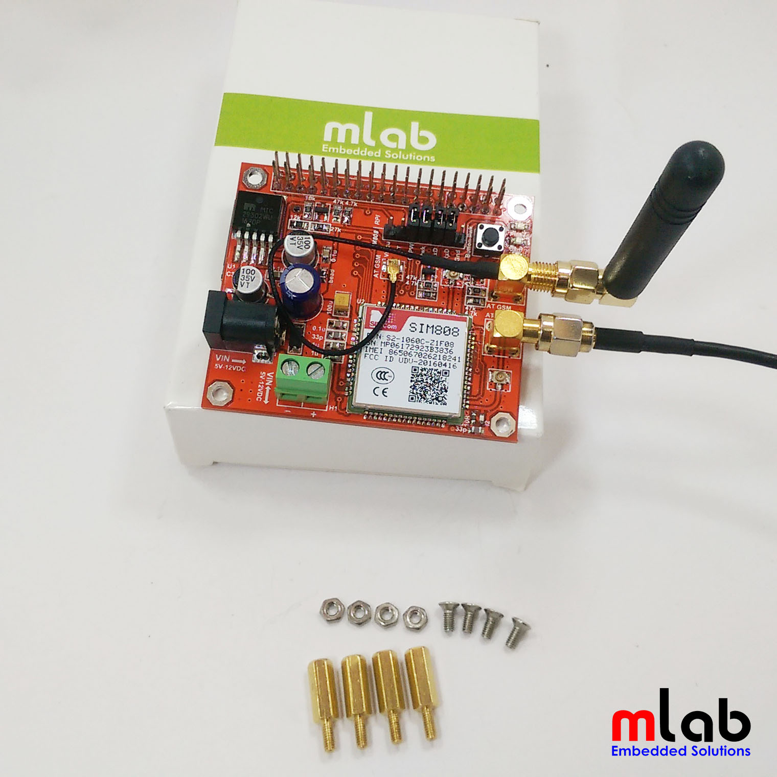 Combo RPI SIM808 GSM/GPS (có sẵn Raspberry Pi 3 Model B)