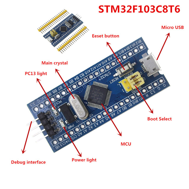 KIT STM32F103C8T6 Board Mini STM32 ARM